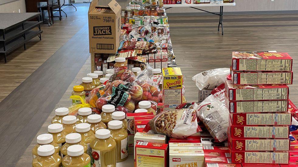 Almost 80 Thanksgiving Boxes Given to Friend, Inc